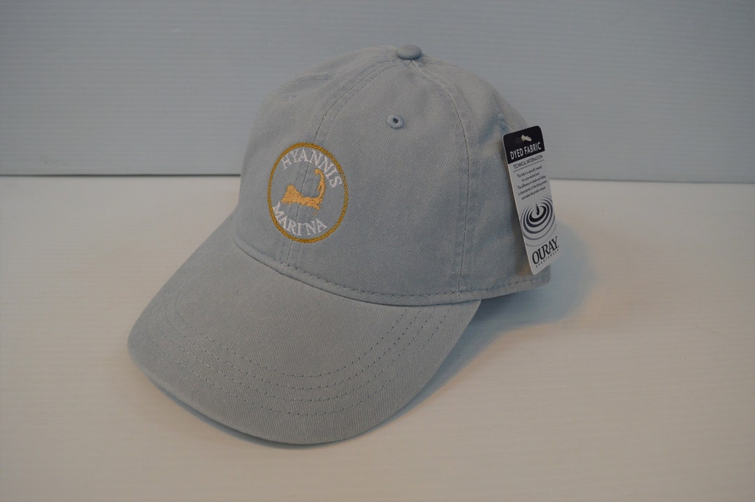 Custom Hyannis Marina Blue Fog Embroidered Canyon Cap - Etsy