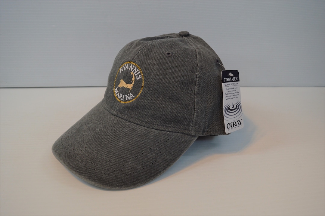 Custom Hyannis Marina Charcoal Embroidered Canyon Cap - Etsy