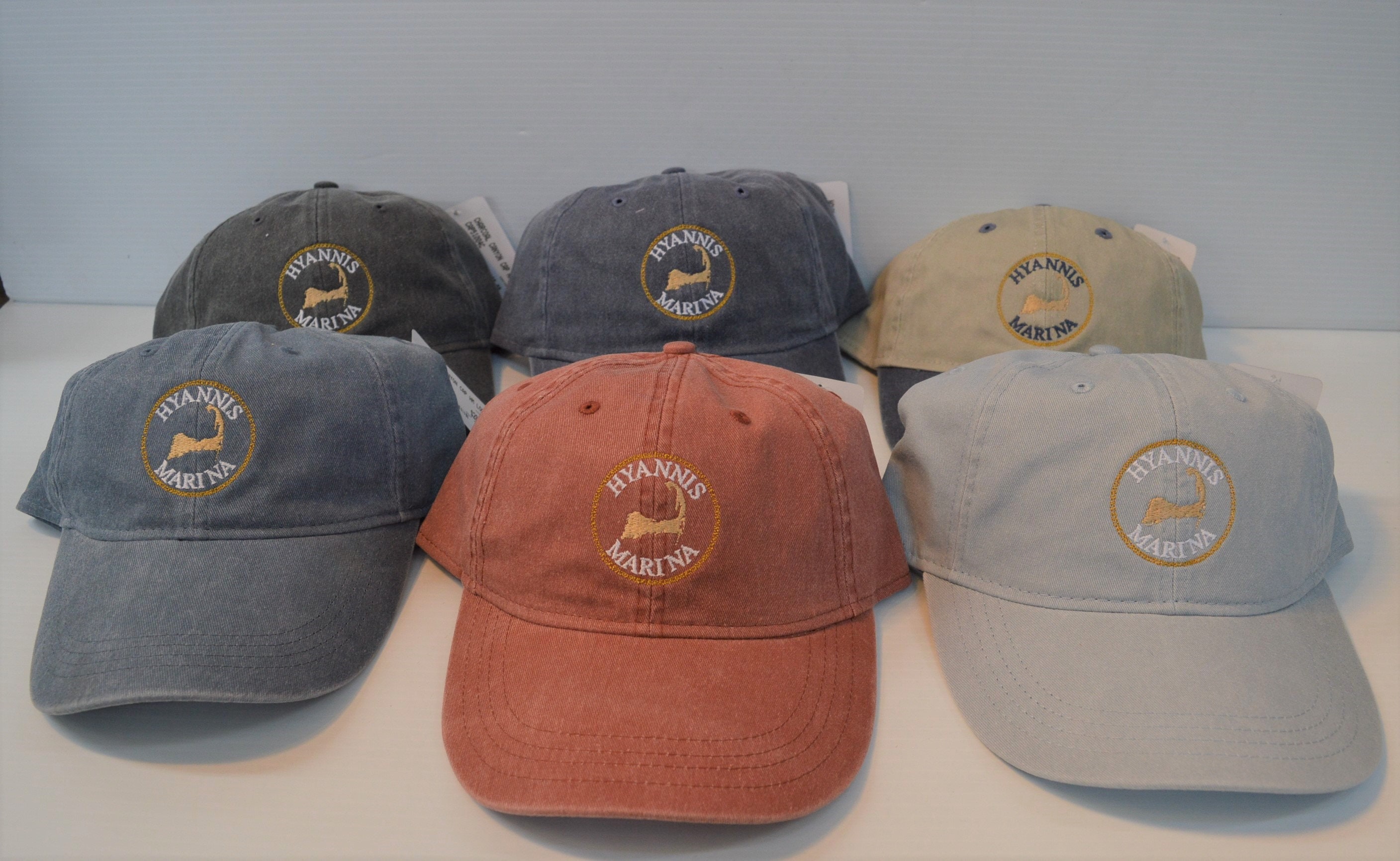 Custom Hyannis Marina Navy Embroidered Canyon Cap - Etsy