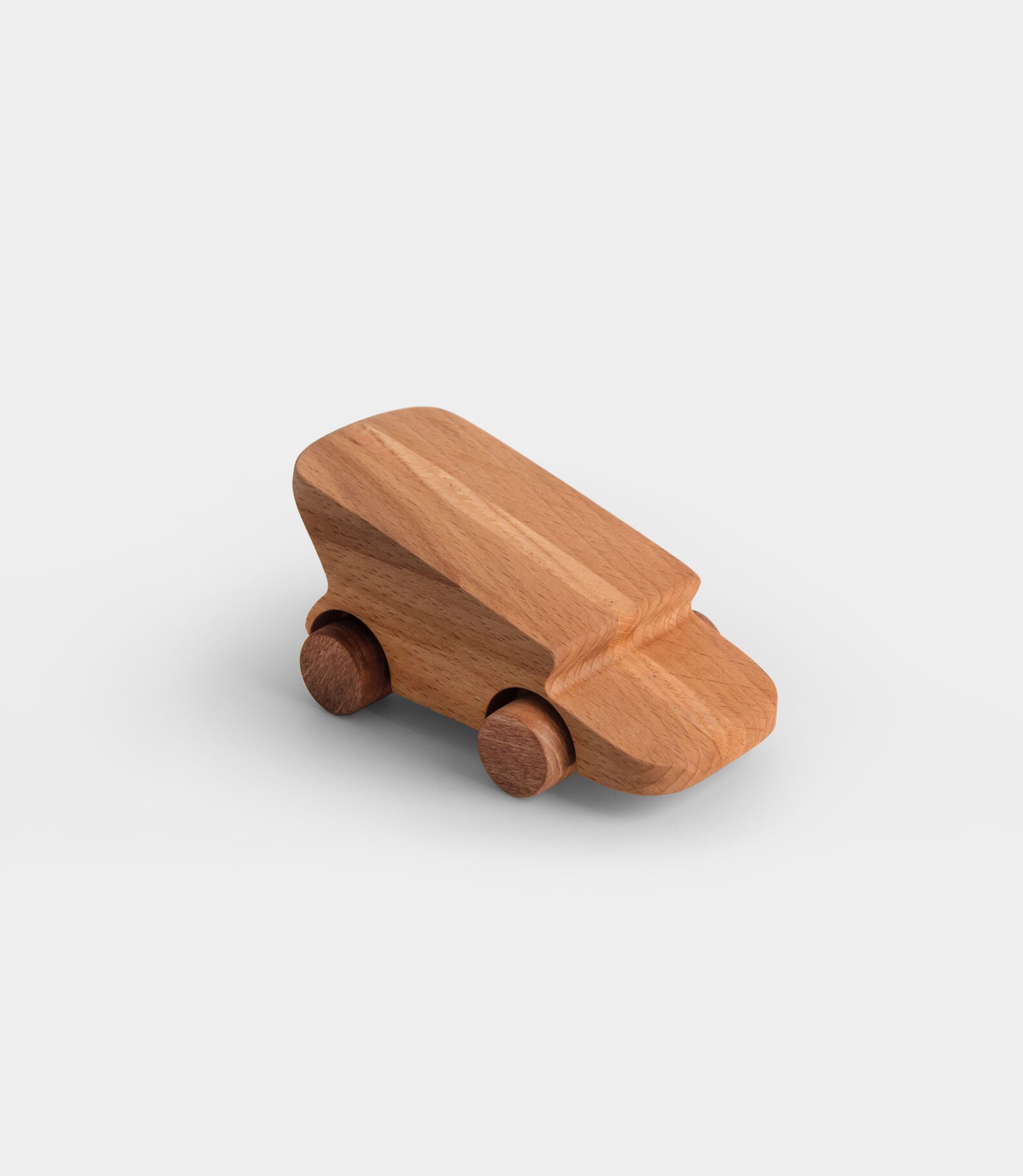 Speedy - Wooden Toy Car, Pull Toy, Natural Eco Finish. All Corners Are ...