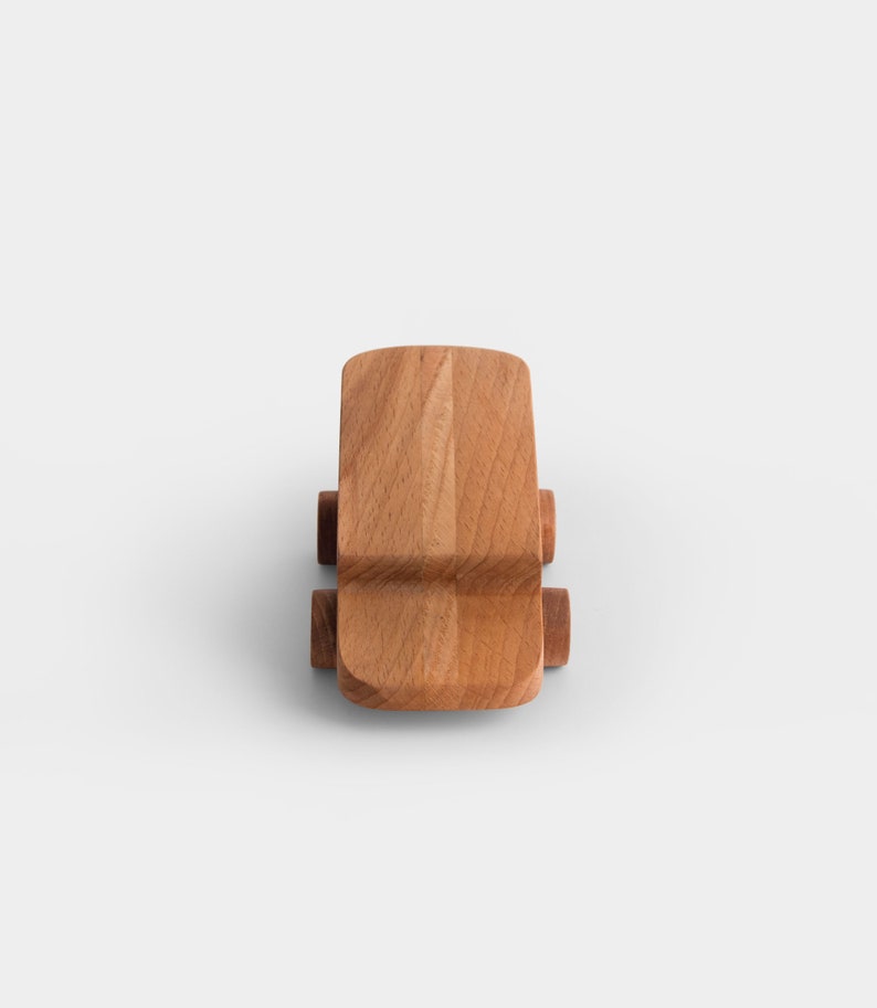 Speedy - Wooden Toy Car, Pull Toy, Natural Eco Finish. All Corners Are ...