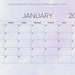 2024 Printable Watercolor Calendar Monthly Quote Aesthetic Minimalist ...