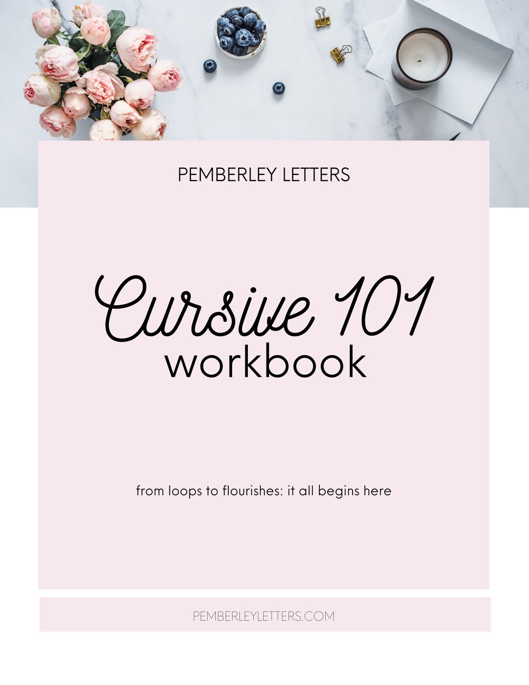 Cursive Training Workbook for Beginners Cursive and Lettering - Etsy