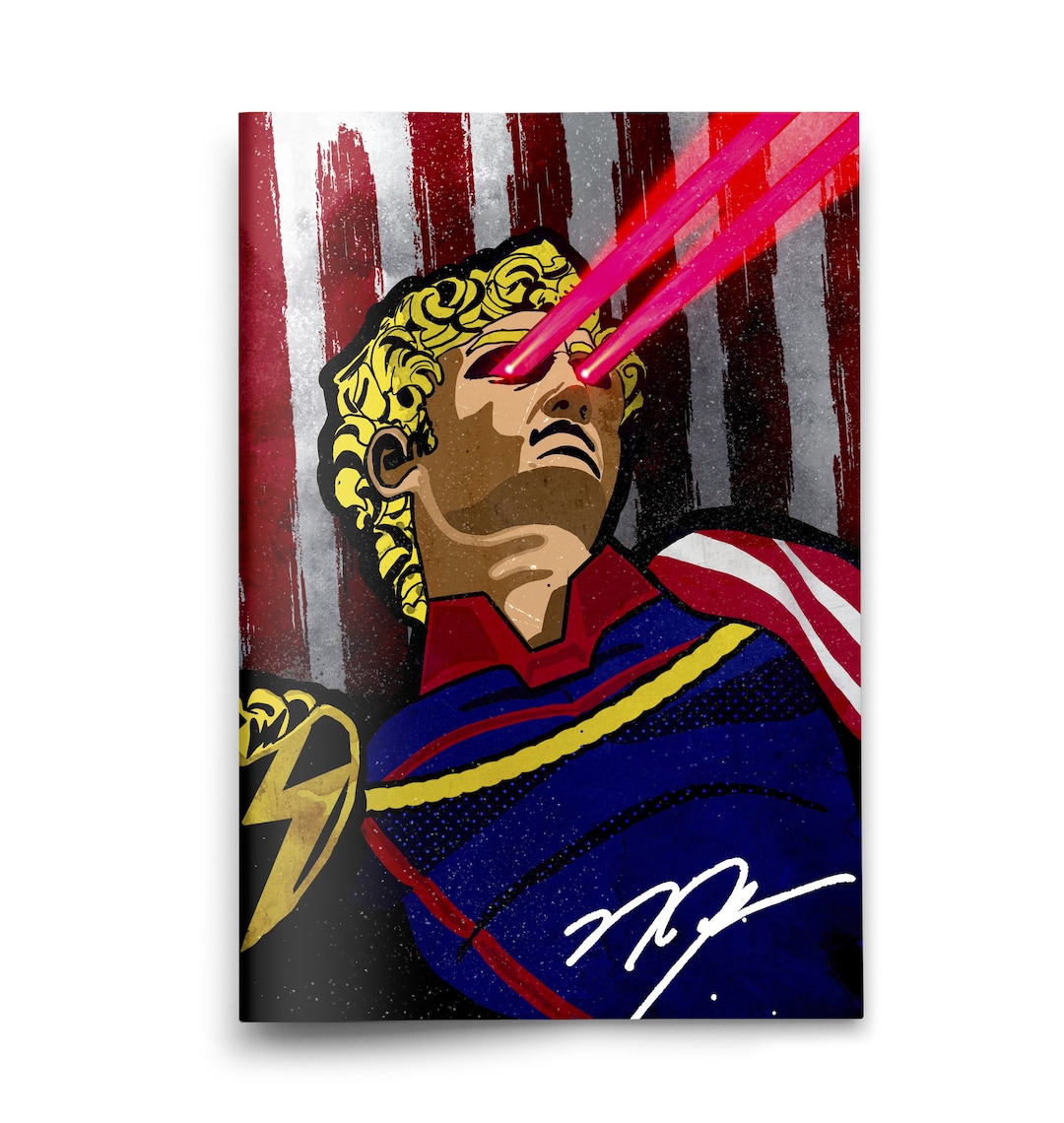 Homelander Art Print- COMIC SIZE- Signed by Artist Natemadeit- the Boys ...
