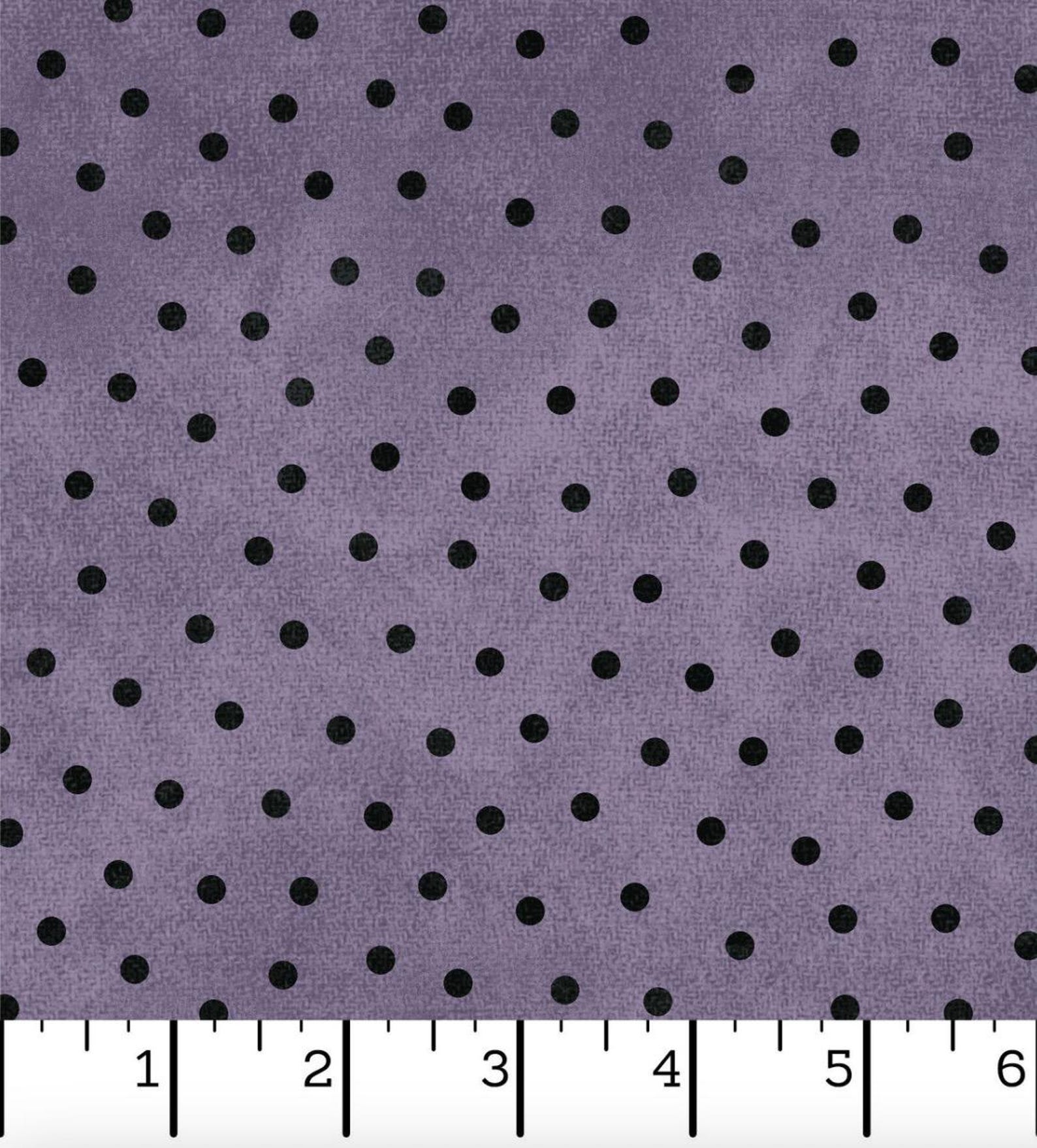 Cotton Woolies Purple Polka Dots Flannel, 100% COTTON, MASF18506-V, for ...