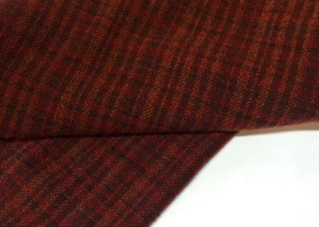 Turkey Red, Felted Wool Fabric for Rug Hooking, Wool Applique and ...