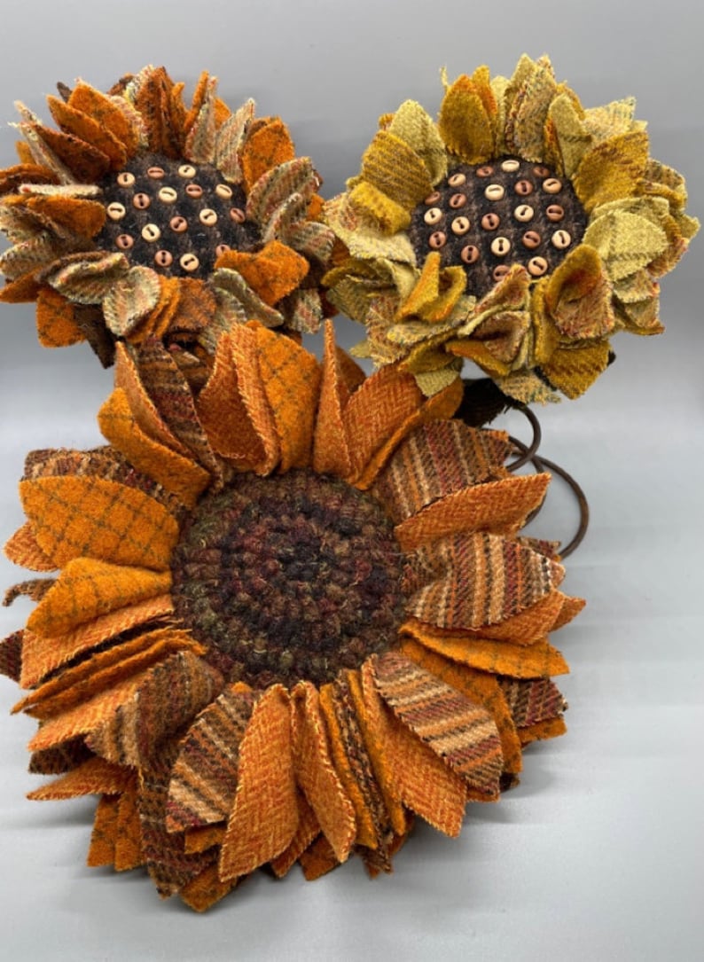 Sunflower Proddy Pattern, 2 Sizes, Downloadable PDF - Etsy