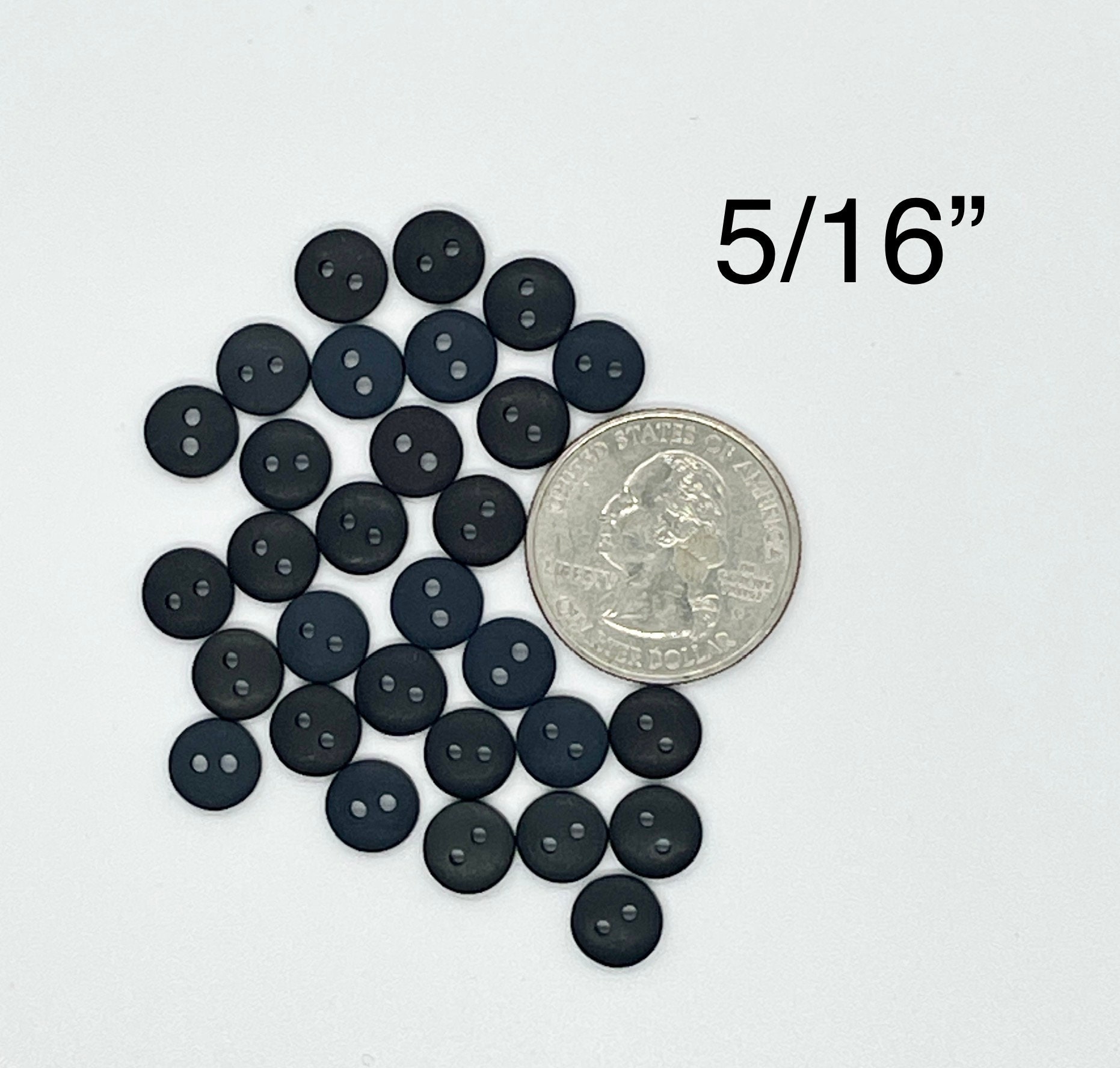 Different Sizes of Black Hand Dyed Buttons Qty 20 by Just - Etsy