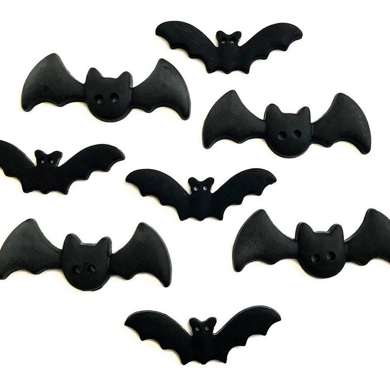 Bat Clothing Buttons - Etsy