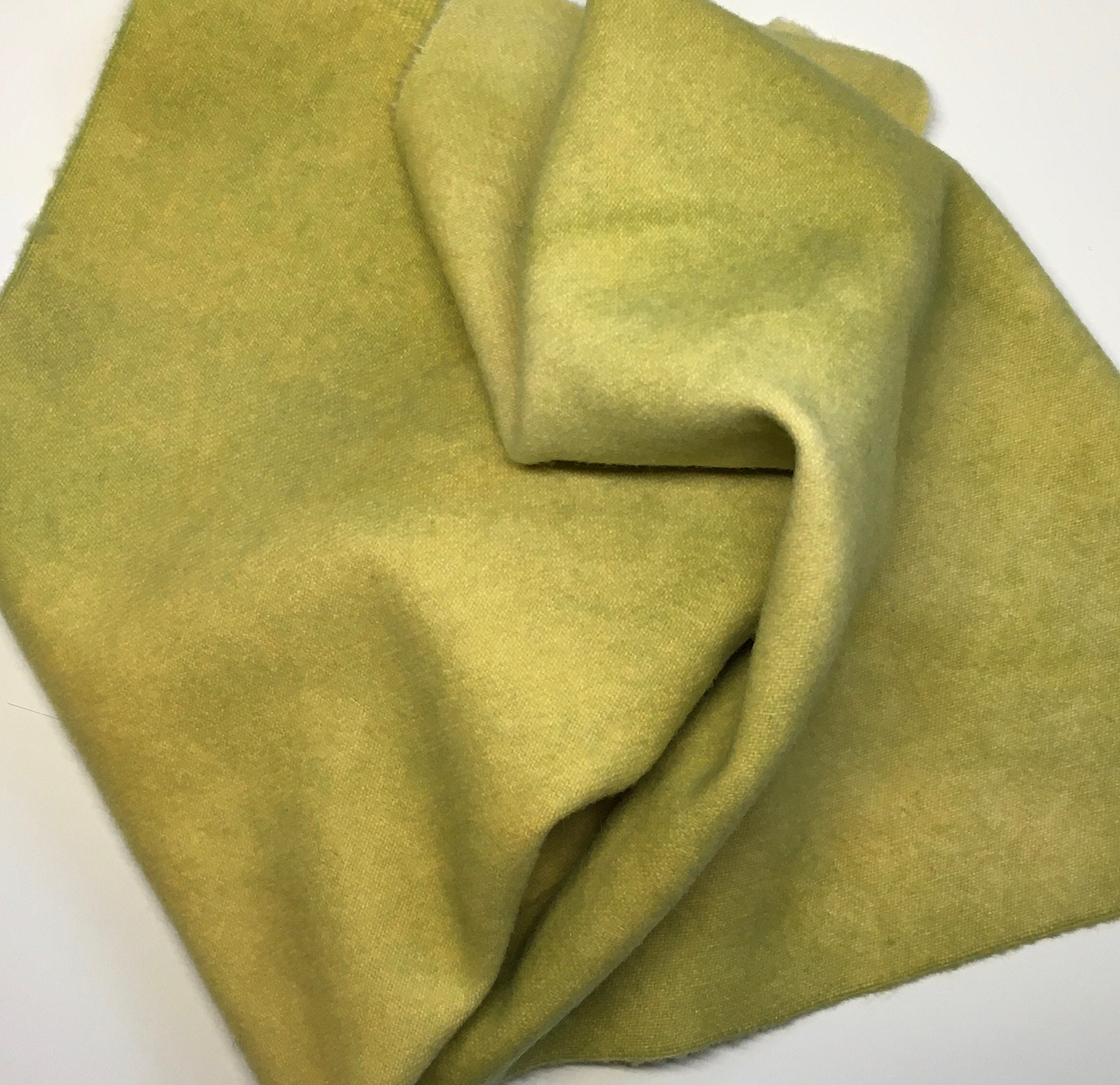 Golden Pear, Fat Eighth Hand Dyed Wool, Felted Wool Fabric for Rug ...