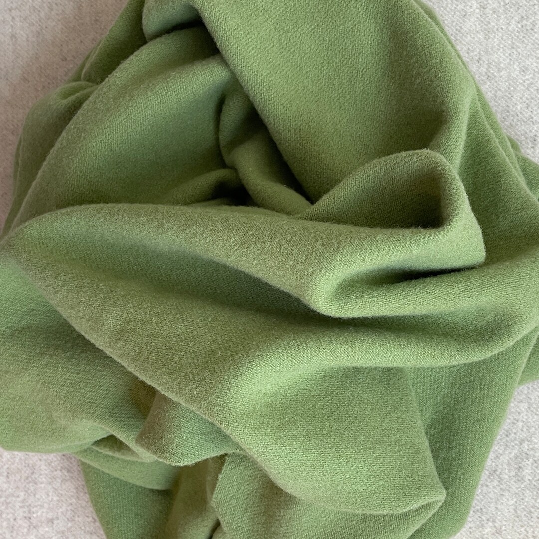 Spring Green Solid, Felted Wool Fabric for Rug Hooking, Wool Applique ...