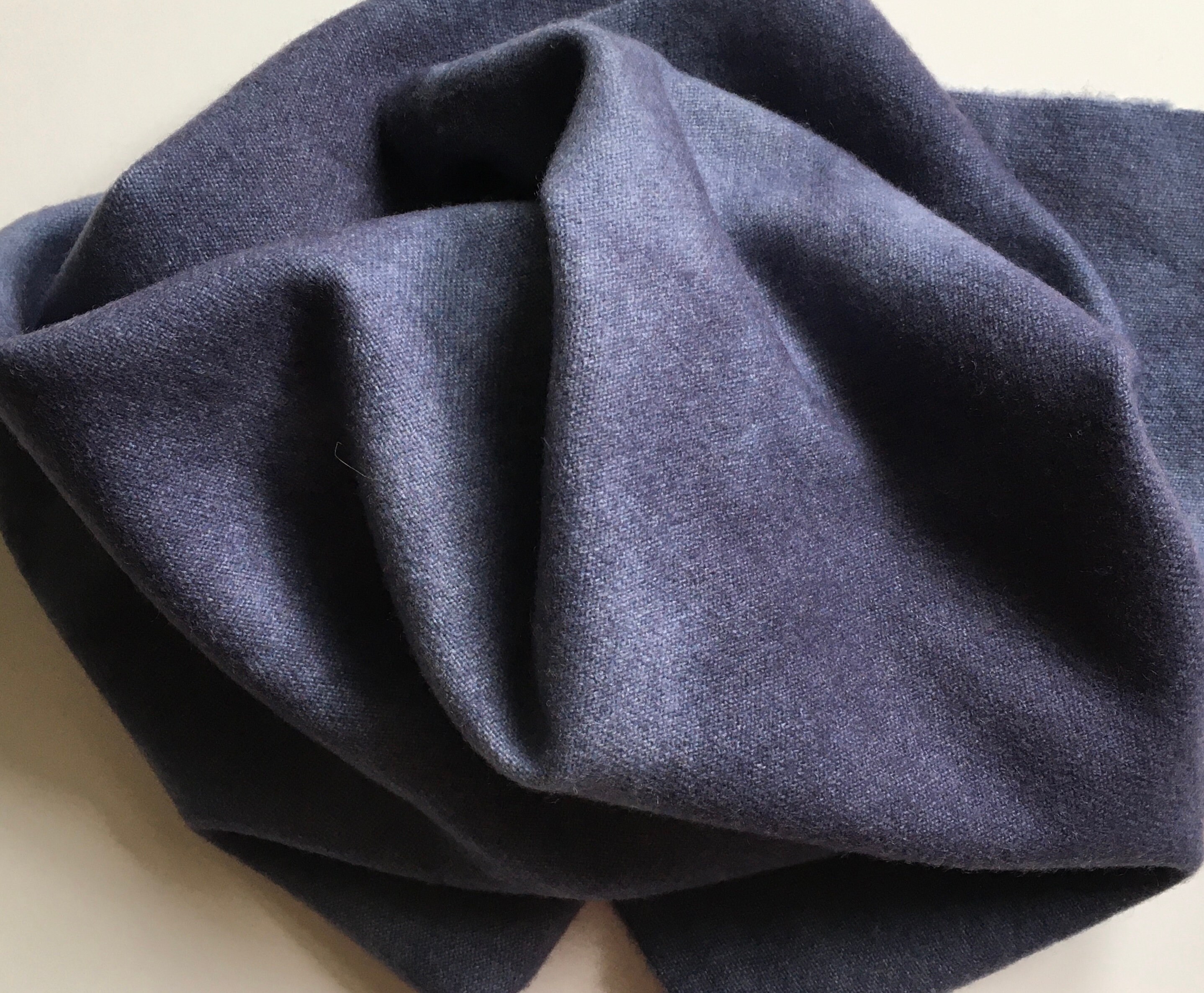 Patina Blue, Fat Quarter of Felted Wool Fabric for Rug Hooking, Wool ...