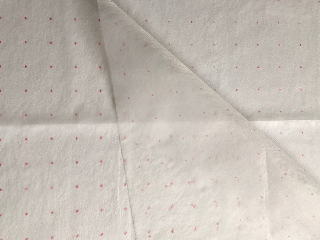 Red Dot, 36"x 50", Sheer Tracing Fabric by the Yard - Etsy