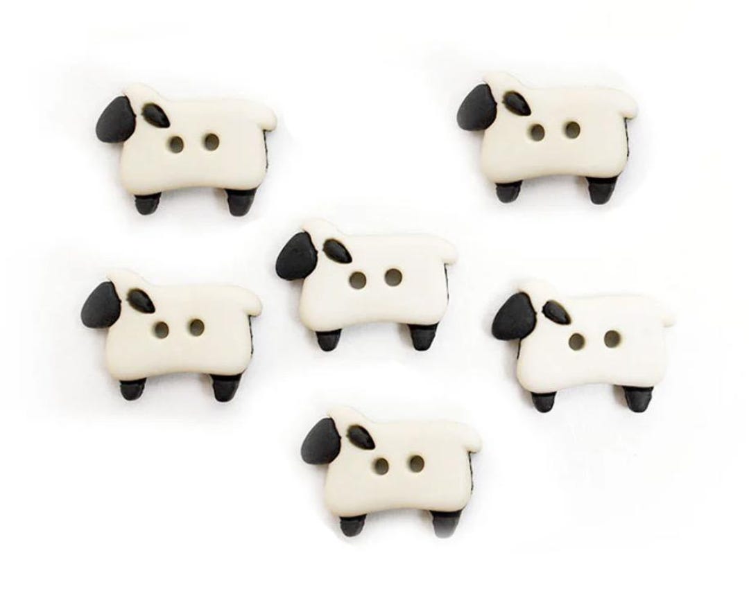Sew Thru Sheep Buttons, From Dress It Up - Etsy