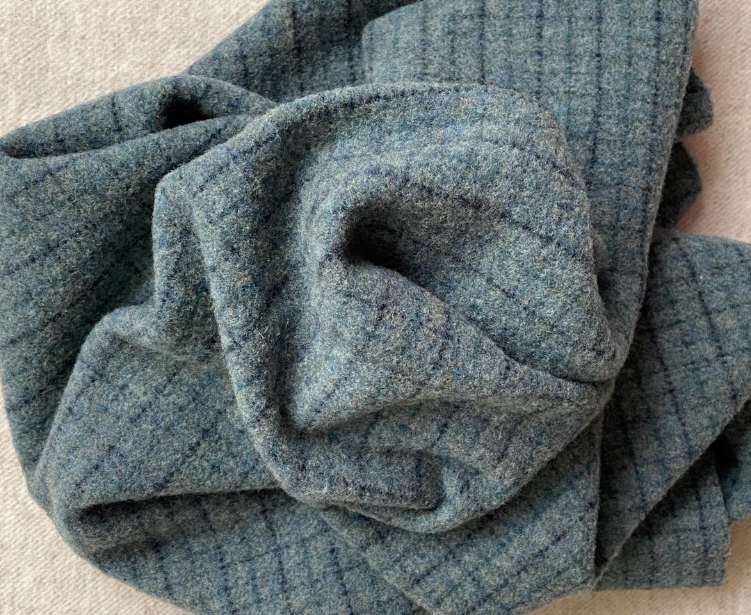 Aegean Sea, Felted Wool Fabric for Rug Hooking, Wool Appliqué, Sewing ...