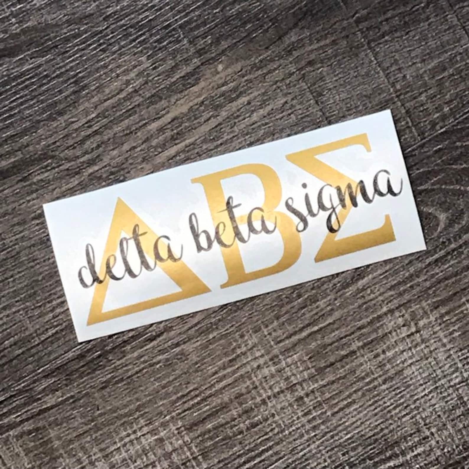 Sorority Sticker, Sorority Decal, Sorority Initiation, Fraternity ...