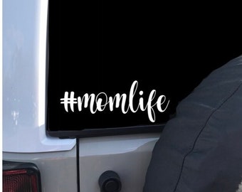 Mom Life Decal Car Decal Rollin With My Homies Decal - Etsy