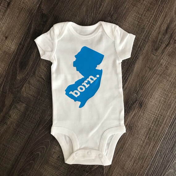State Outline One Piece Bodysuit USA Baby Bodysuit Baby | Etsy