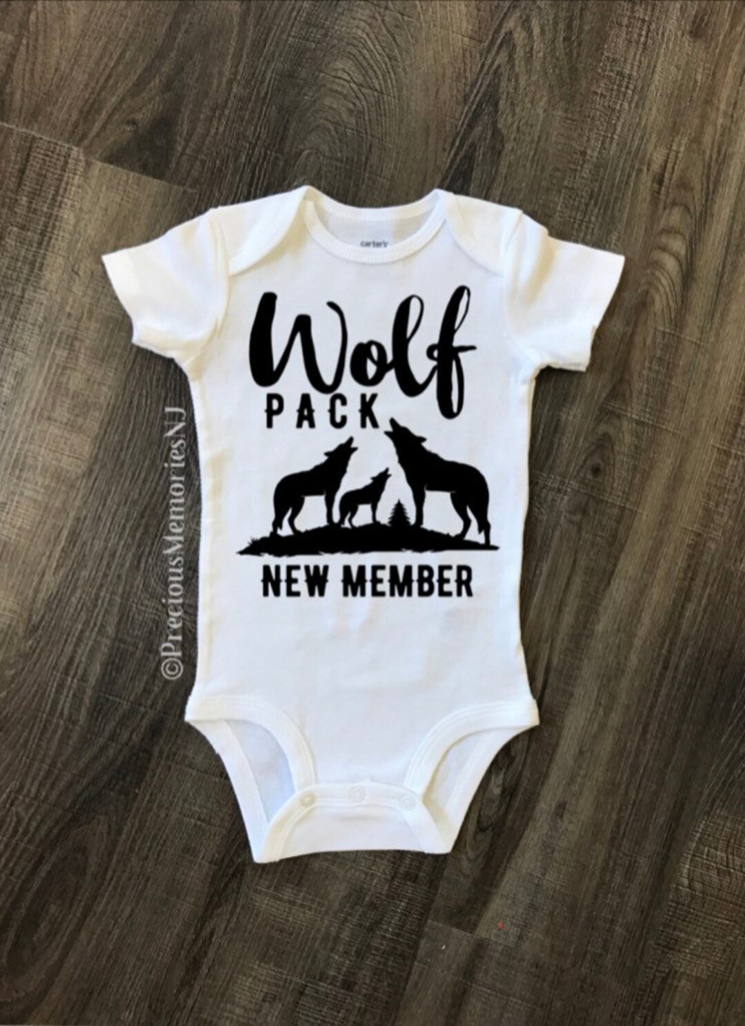 Wolf Pack | Wolfpack New Member | Newborn Clothing | Baby Shower Gift ...