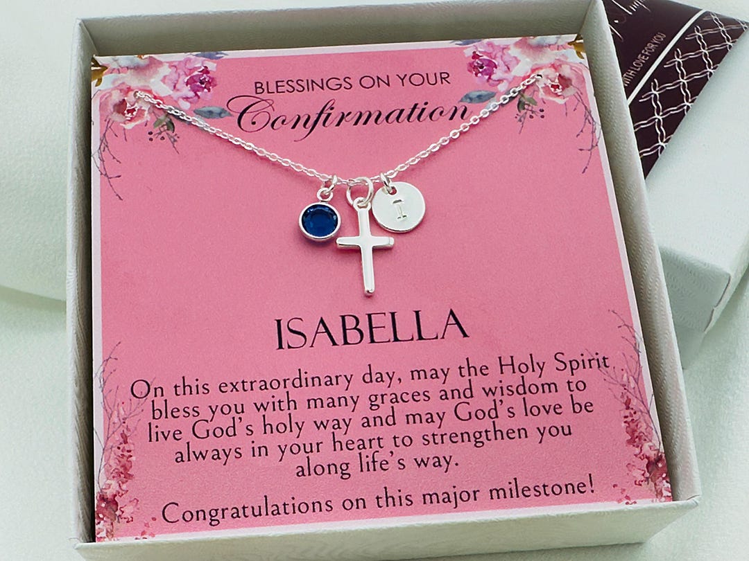 Confirmation Gifts for Girls, Girls Confirmation Gifts, Gift From Godparent, Confirmation Gift ...