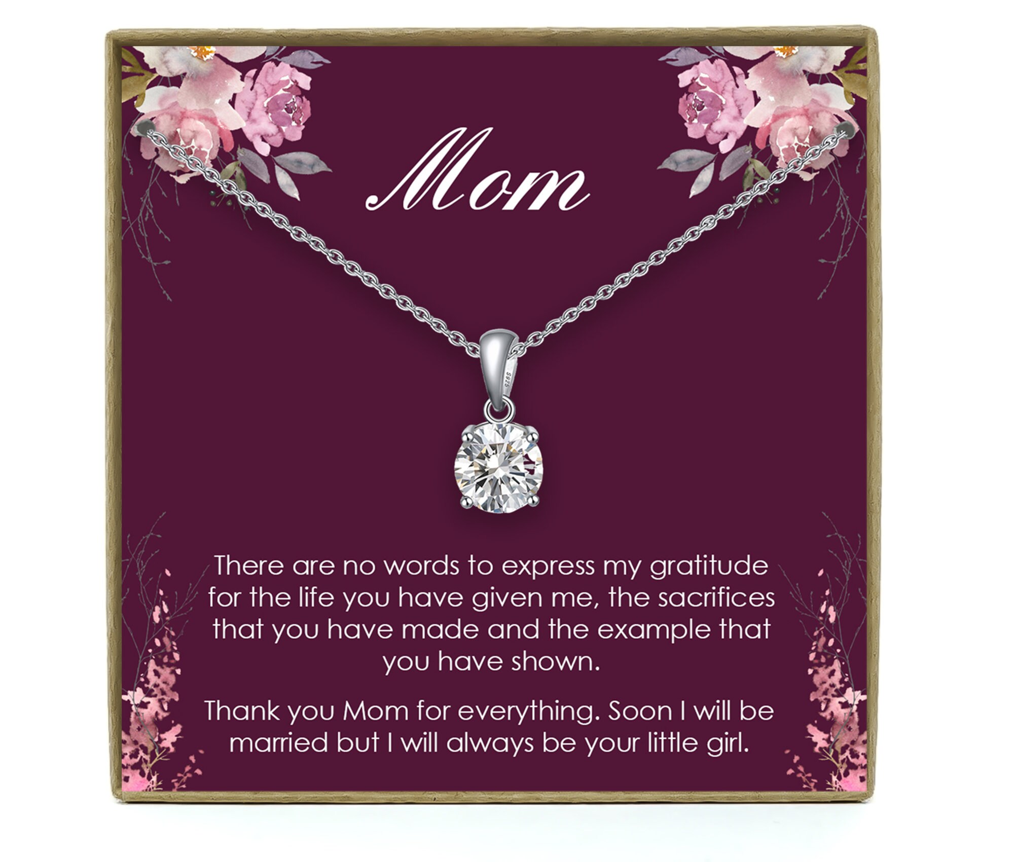 Mother of the Bride Gift From Daughter, Mom Wedding Gift From Bride ...