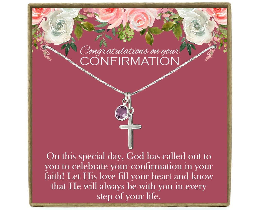 Confirmation Gifts for Girls, Girls Confirmation Gifts, Gift From Godparent, Confirmation Gift ...