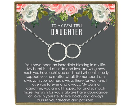 Daughter Gift from Mom to Daughter Necklace for Daughter Gift | Etsy