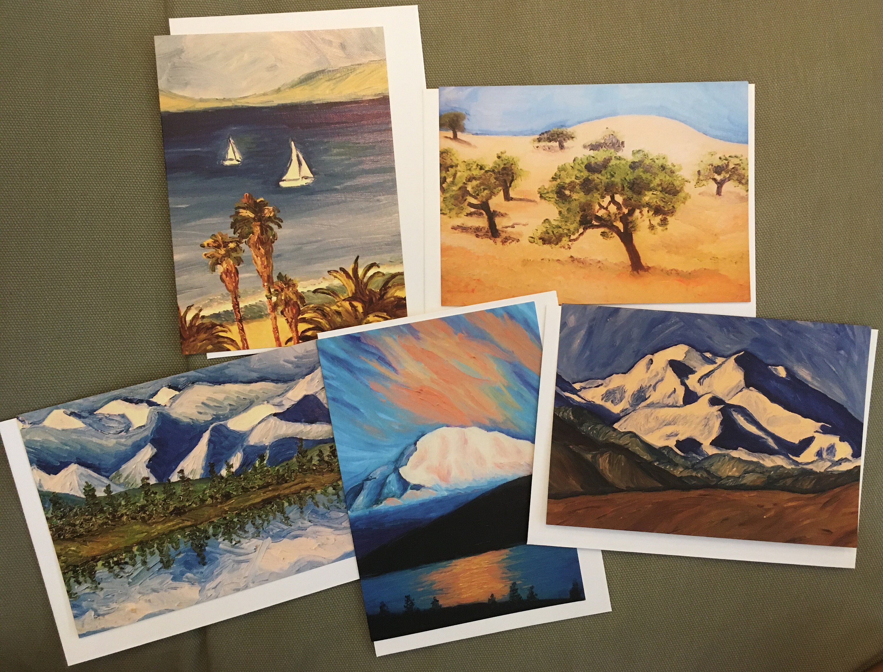 Card Set Landscapes - Etsy