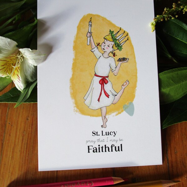 St Lucy Costume - Etsy