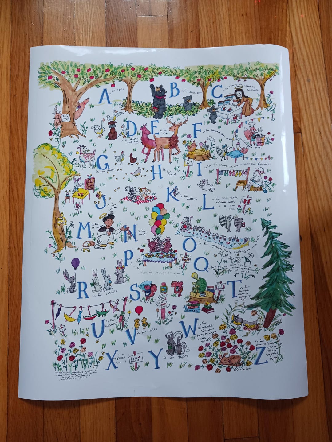 Alphabet Poster - 18x24 - Etsy