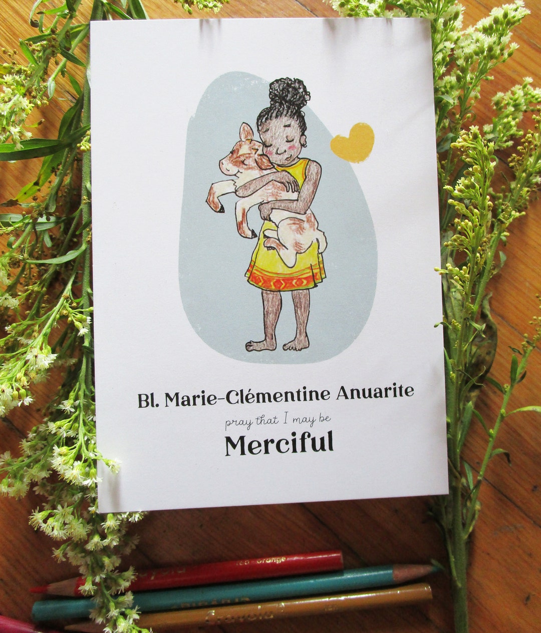 Bl. Marie-clementine Anuarite 5x7 - Halo Girls - Etsy