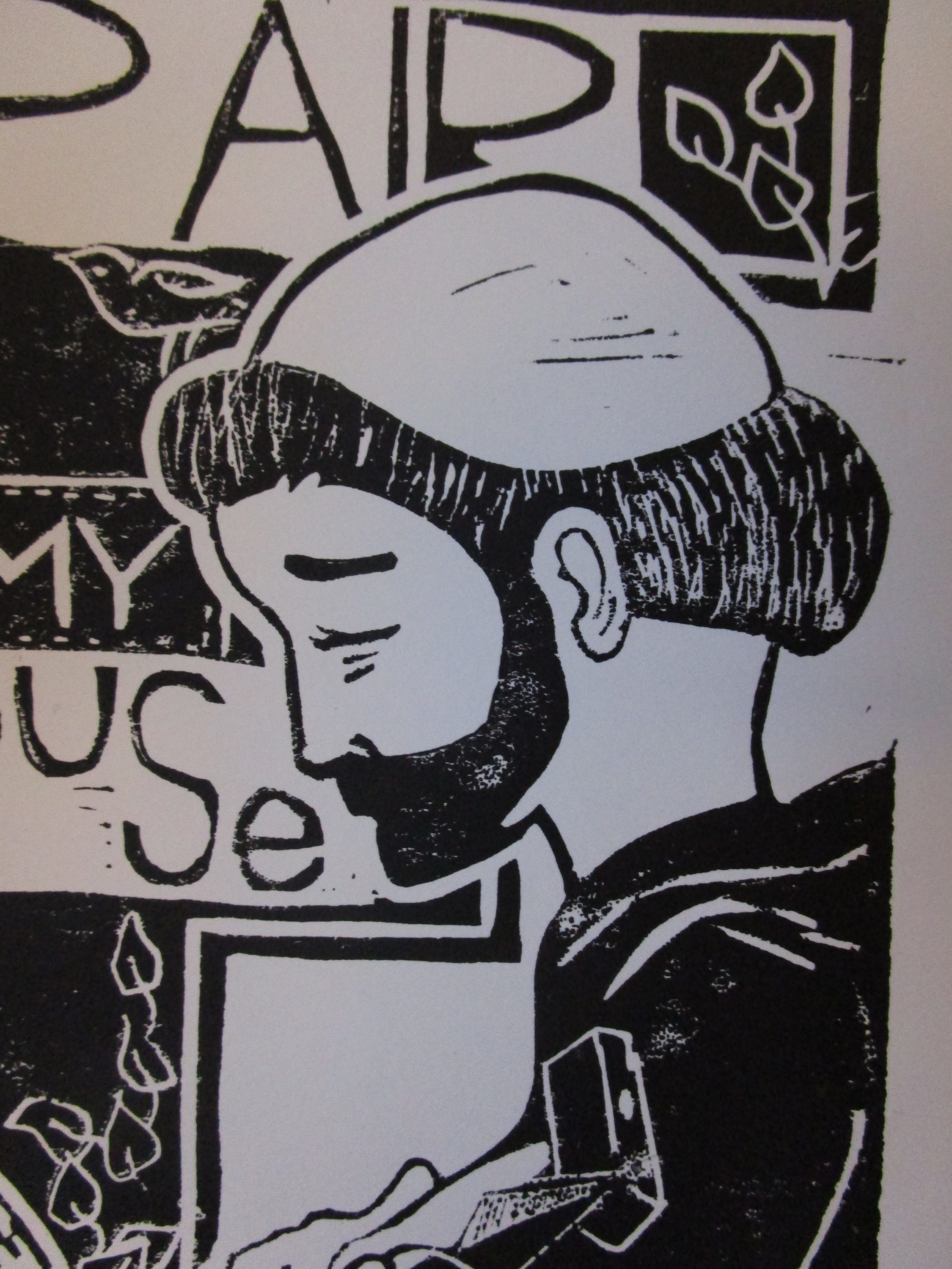Linocut St Francis of Assisi repair My House. - Etsy