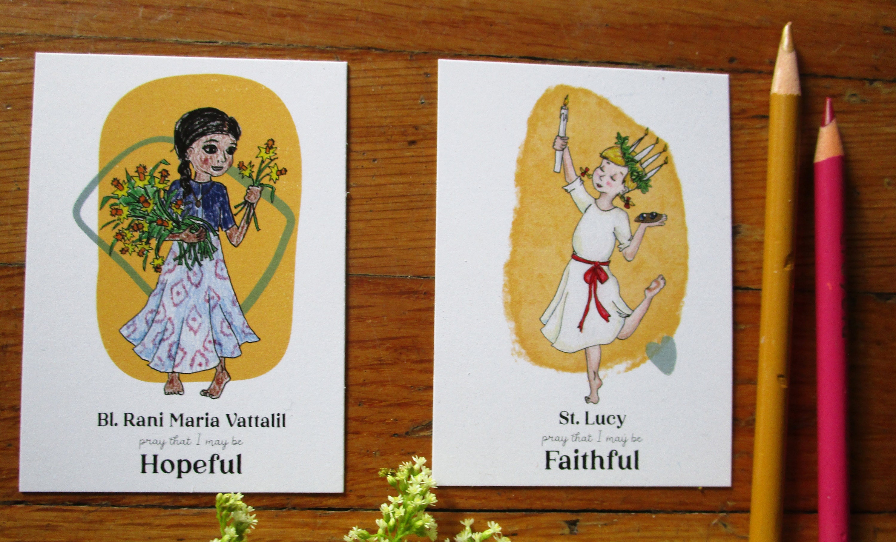 Holy Card Set Halo Girls - Etsy
