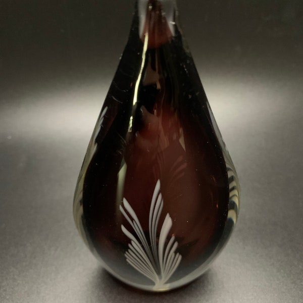 Blown Glass Teardrop Sculpture Etsy
