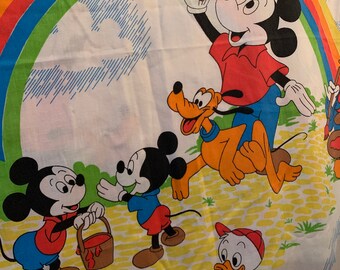 Mickey Mouse Sheet | Etsy