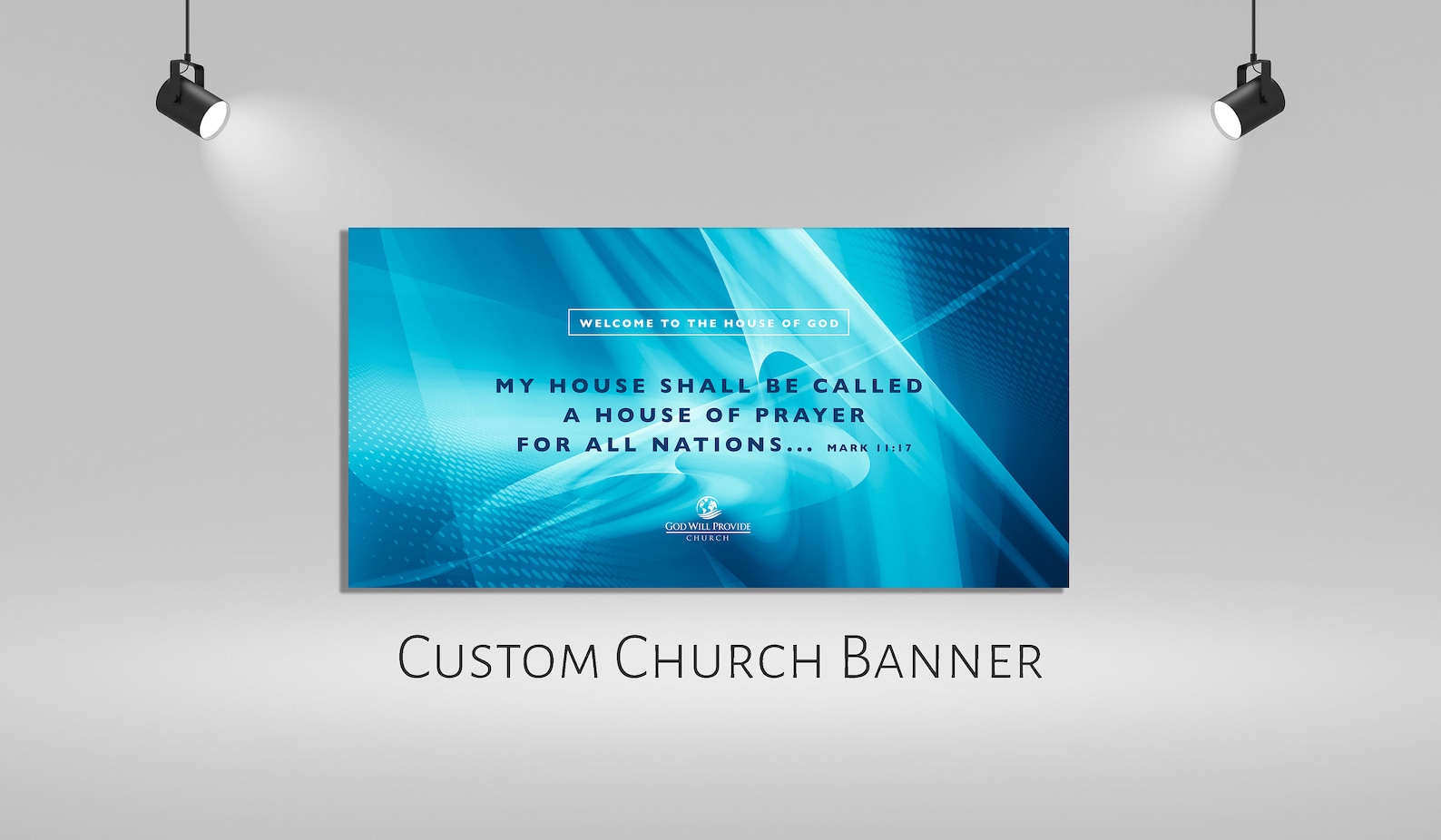 Church Banner Church Backdrop Stage Background Custom | Etsy