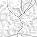 Handrawn Map of Atlanta, Cartoon Map, Line Map of Atlanta, Whimsical ...