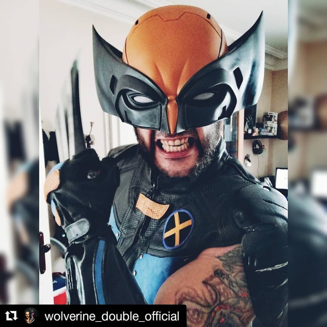 Wolverine mask / helmet version from the film | Etsy