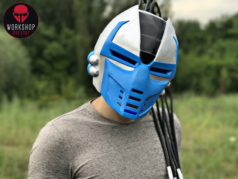Cyrax Sektor Smoke Sub-Zero helmet from the game Mortal Kombat | Etsy