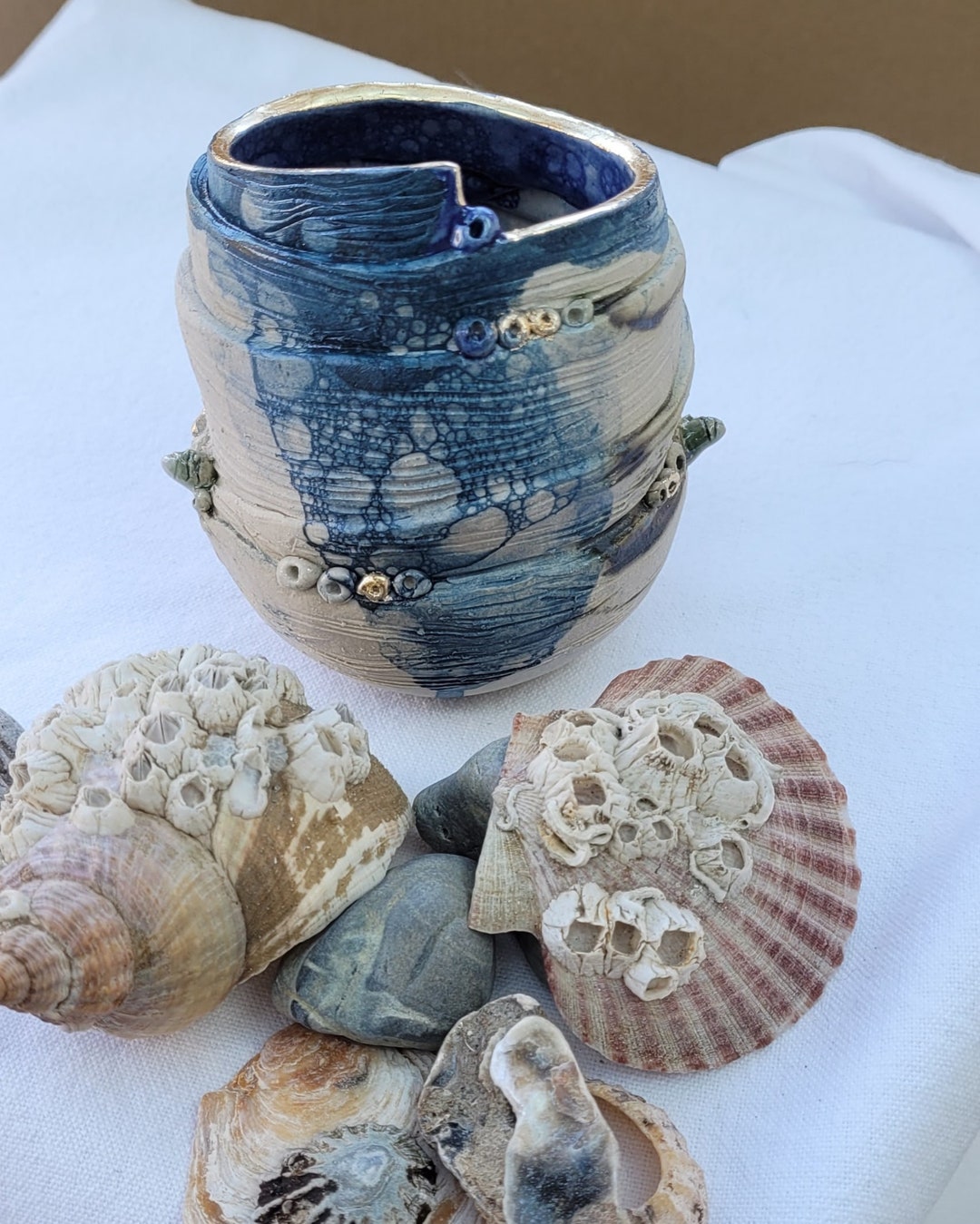 Sea Cauldron Stoneware Bowl - Etsy