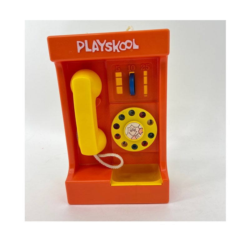 Vintage Playskool Telephone Pay Phone Rotary 1970s 70s Toy - Etsy