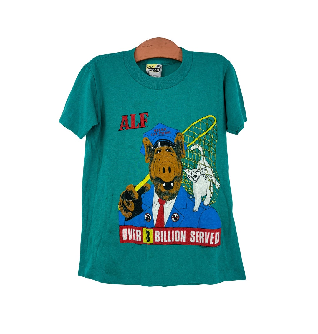 Vintage 80s Alf T Shirt Kids Melmac Cat Alien 1980s - Etsy