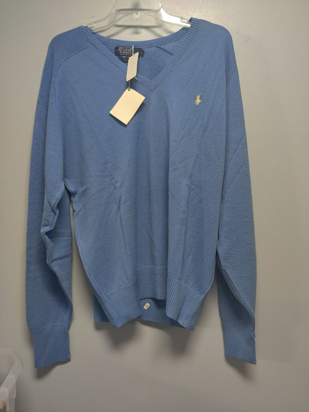 Vintage Men's Sweater by POLO From the 80's and 90's. 100% Wool, Tags ...