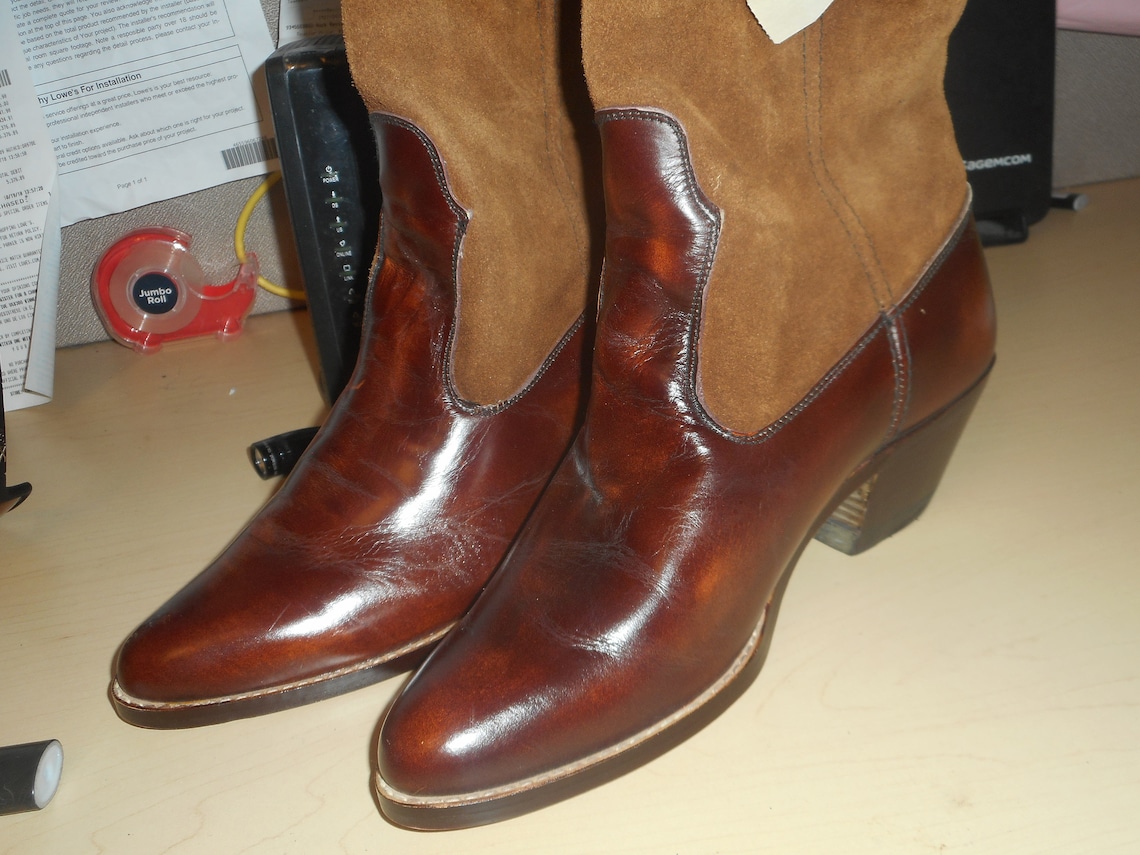Bostonian Boots Men's Or. Made in Spain. 60's or 70's. Never Worn ...
