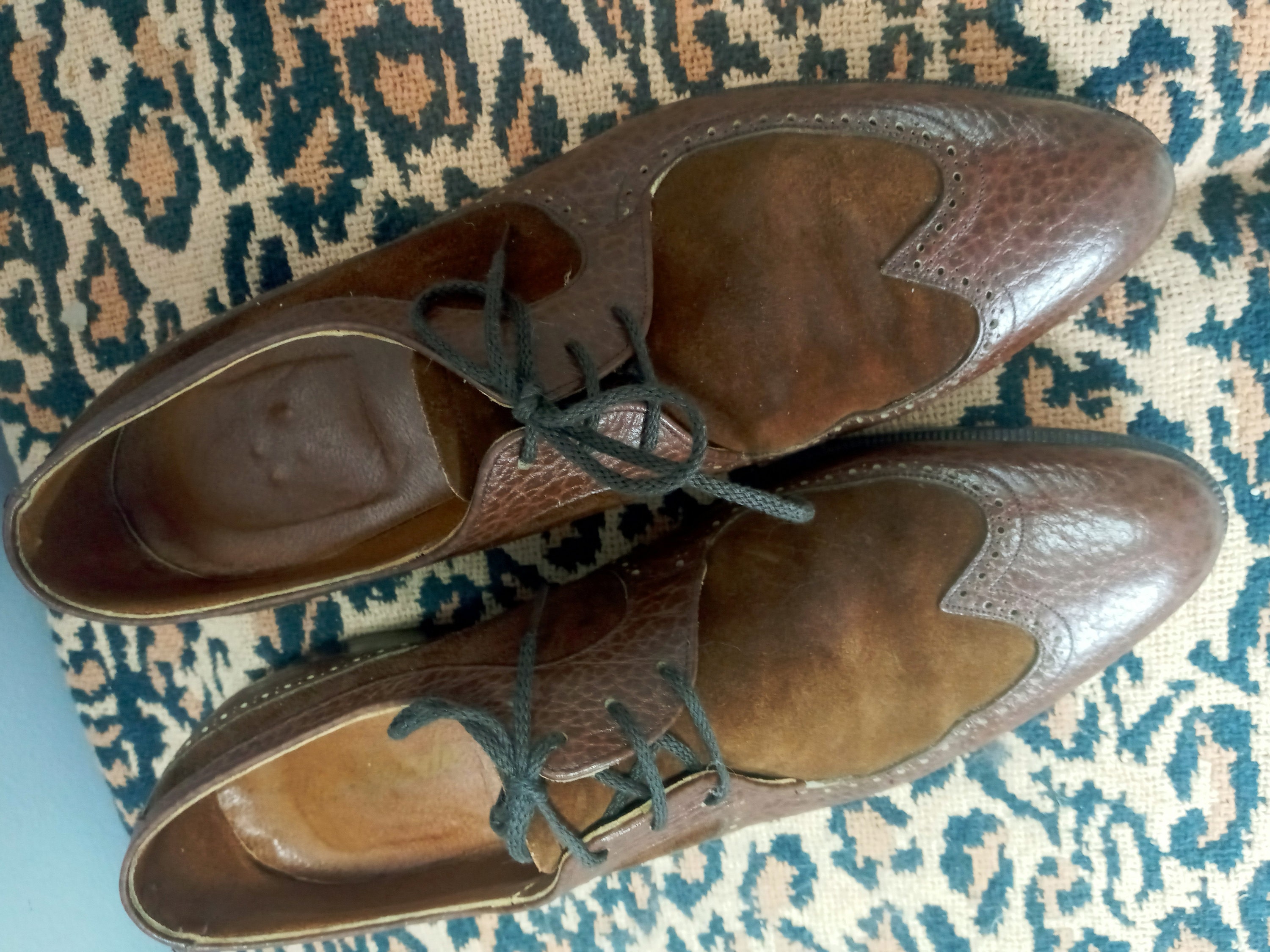 Vintage Mens Shoes Made In Italy Slightly Worn Etsy