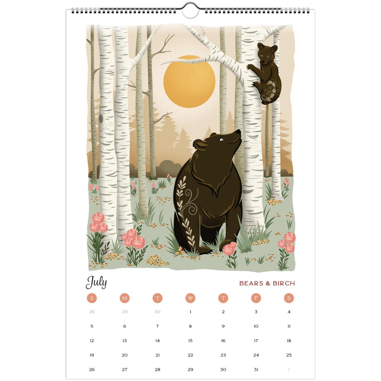 2026 Wall Calendar | Botanicals & Beasts | Artist Illustrated | January ...