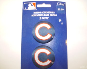 Chicago Cubs MLB 4-pack of Ribbon & Mini Pennant, Licensed MLB Offray ...