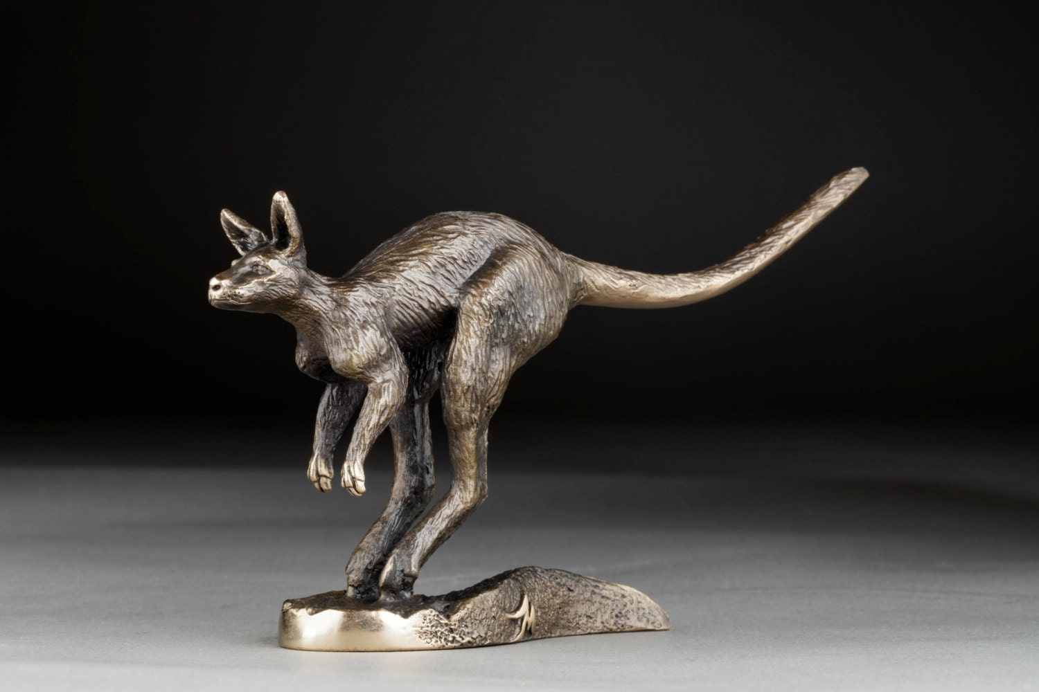 FLYING KANGAROO Bronze Sculpture Australian Animals - Etsy