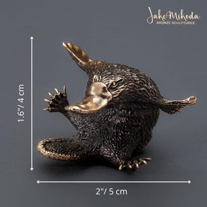 Mini Bronze PLATYPUS 1.6"/ 4cm Tall - Etsy