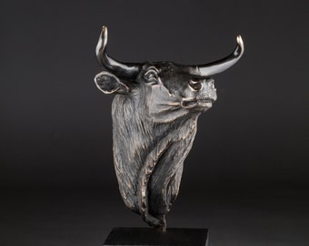 Taurus Sculpture Art - Etsy